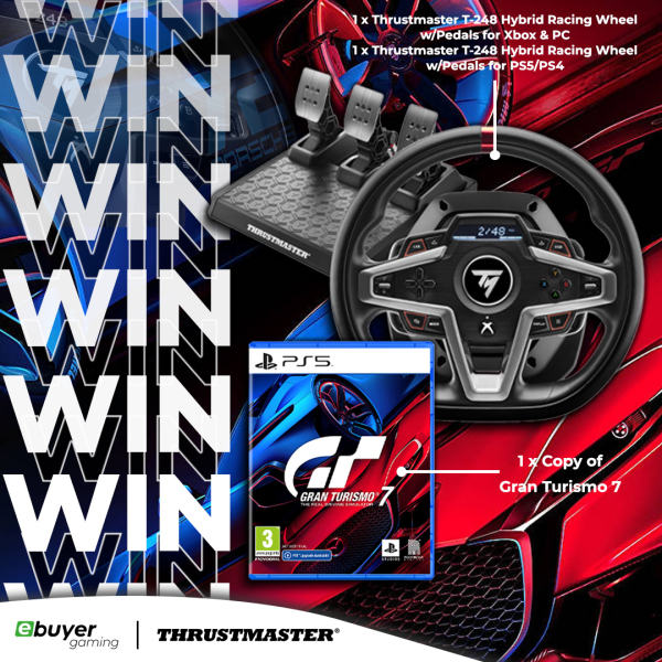 E: 26/04 Win 1 of 2 Thrustmaster T-248 Racing Wheels (Gleam ...